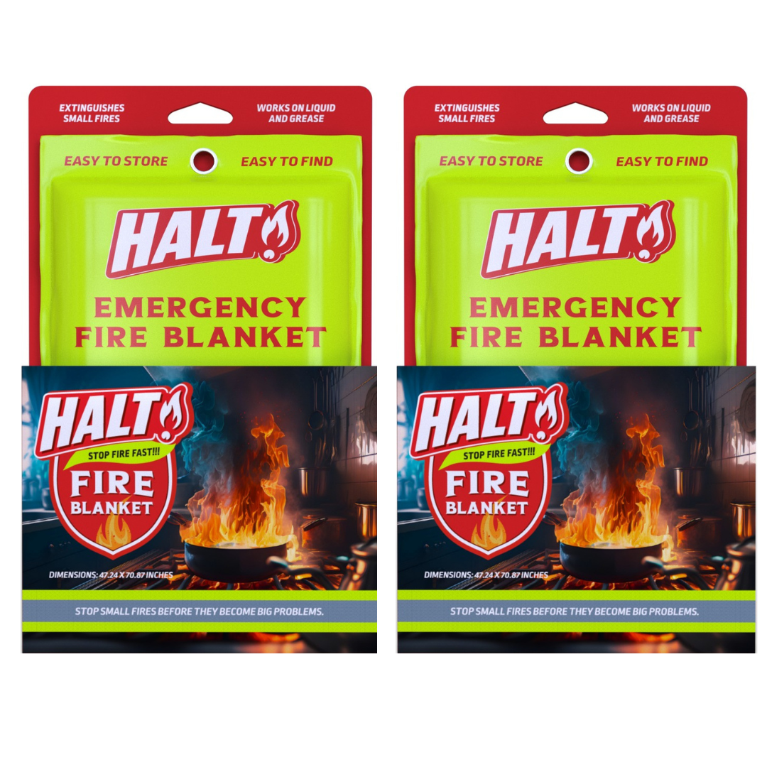 Halt! Fire Blanket - 2pk